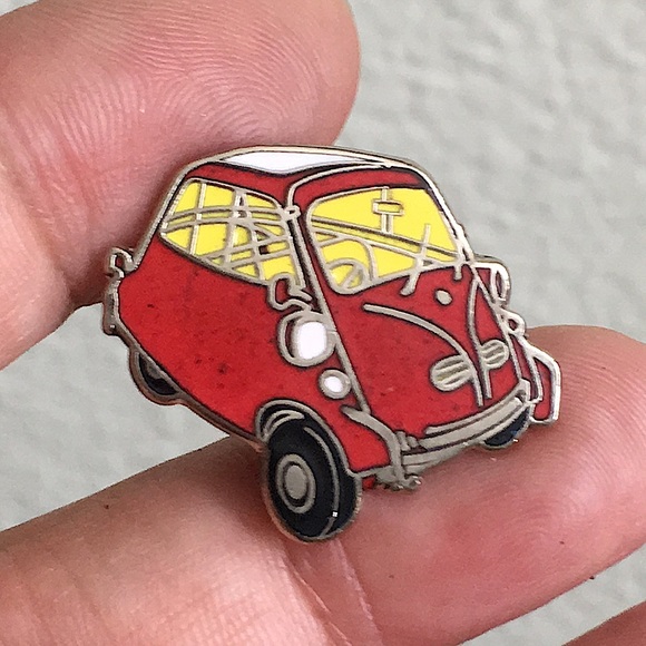 Vintage | Jewelry | Vtg Red Car Lapel Pin | Poshmark
